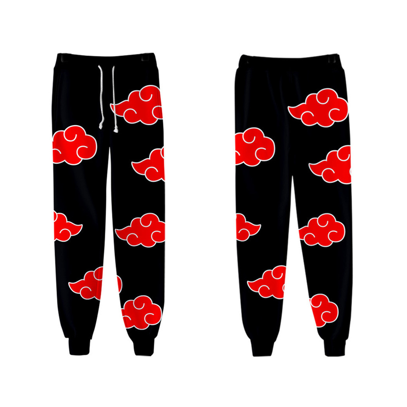 Naruto Akatsuki 3D Printed Track Pants Itachi Uchiha Boys Student Anime ...
