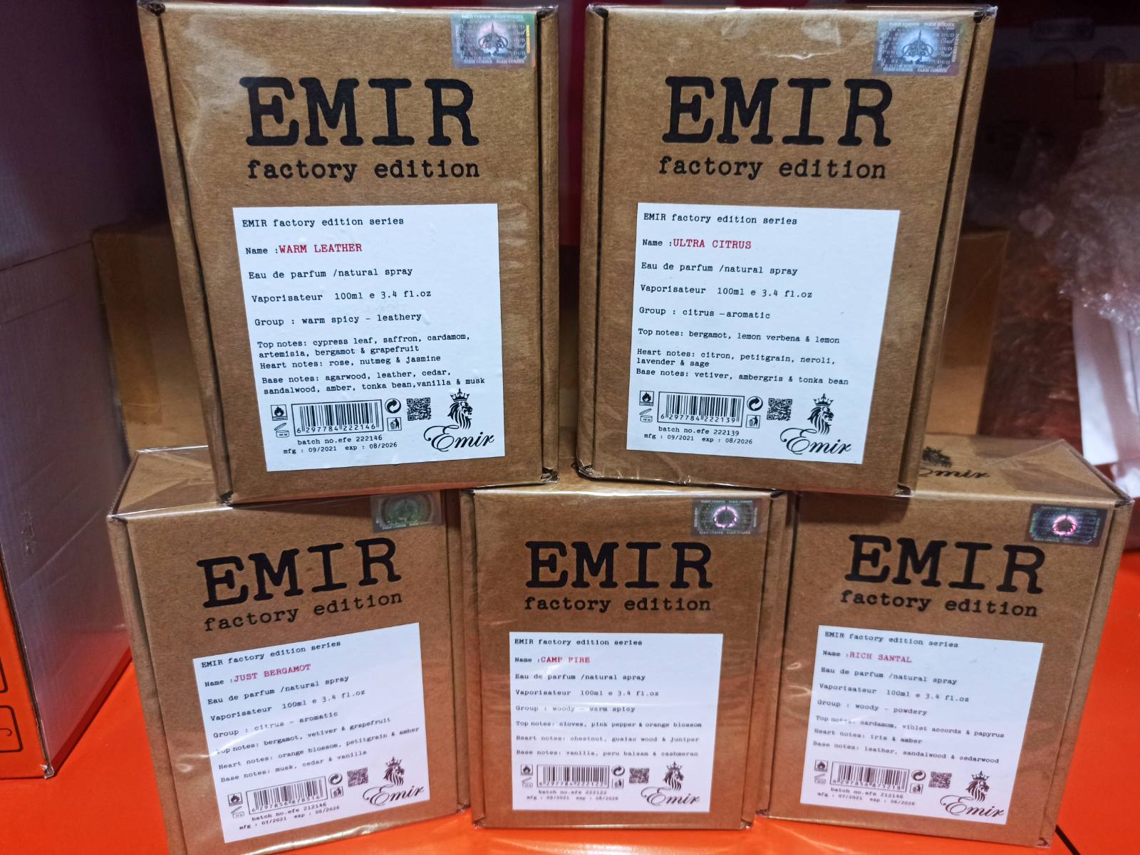 Emir Factory Edition complete bundle collection perfume | Lazada PH