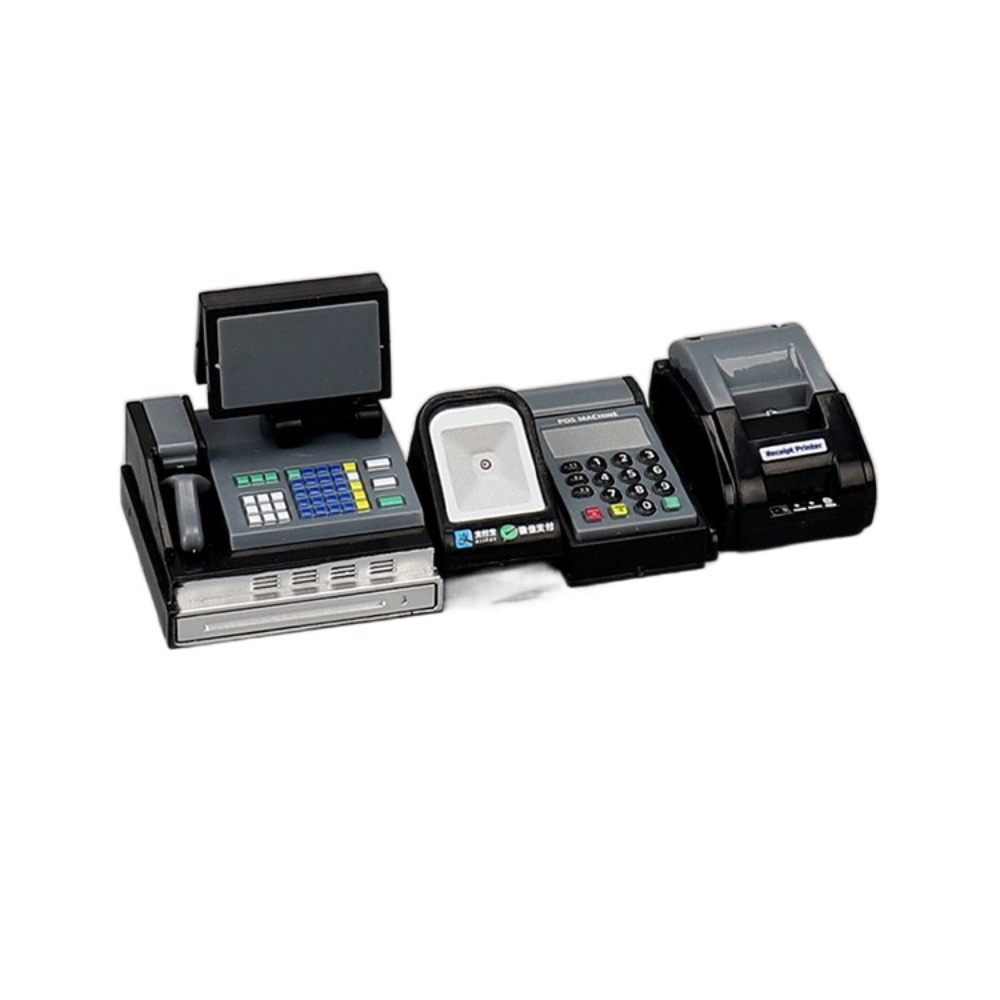Scanner Model Toy Mini Doll House Cash Register DIY Black Gray ...
