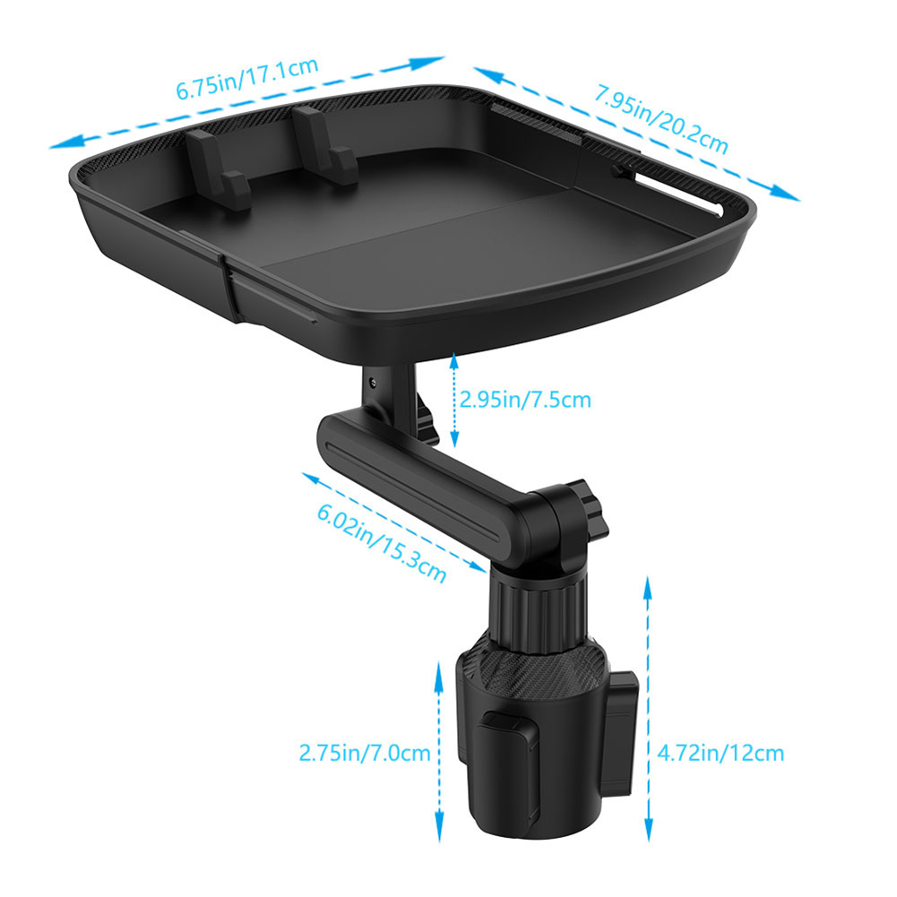 NEW 【Exclusive Discount】Car Table 360掳 Swivel Arm Eat Work Cart Drink ...