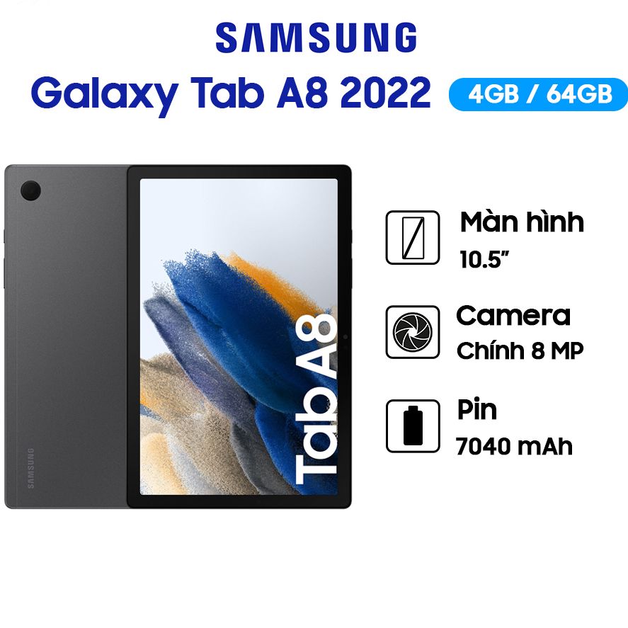 Máy tính bảng Samsung Galaxy Tab A8 2022 Wifi - Hàng Chính Hãng - Bảo ...