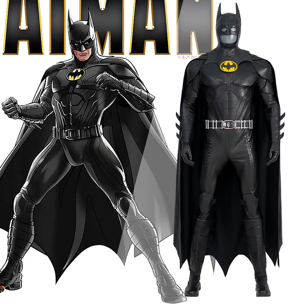 【WonderfulBuying】 The Flash movie Keaton Batman with the same cosplay ...