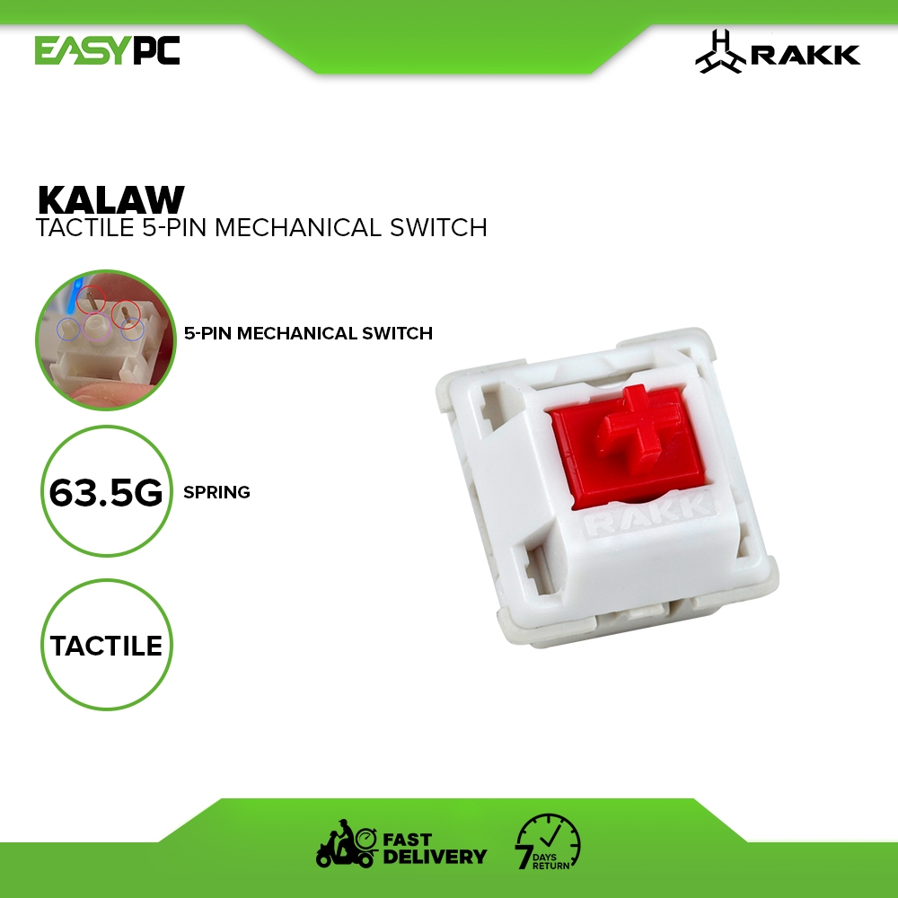 EasyPC | RAKK Katala Linear POM and Kalaw Tactile 5-PIN Mechanical ...