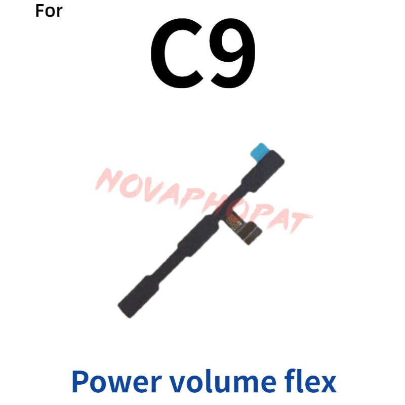 Novaphopat Power Switch On Off Volume Up Down Ribbon For Meizu C9 Power ...