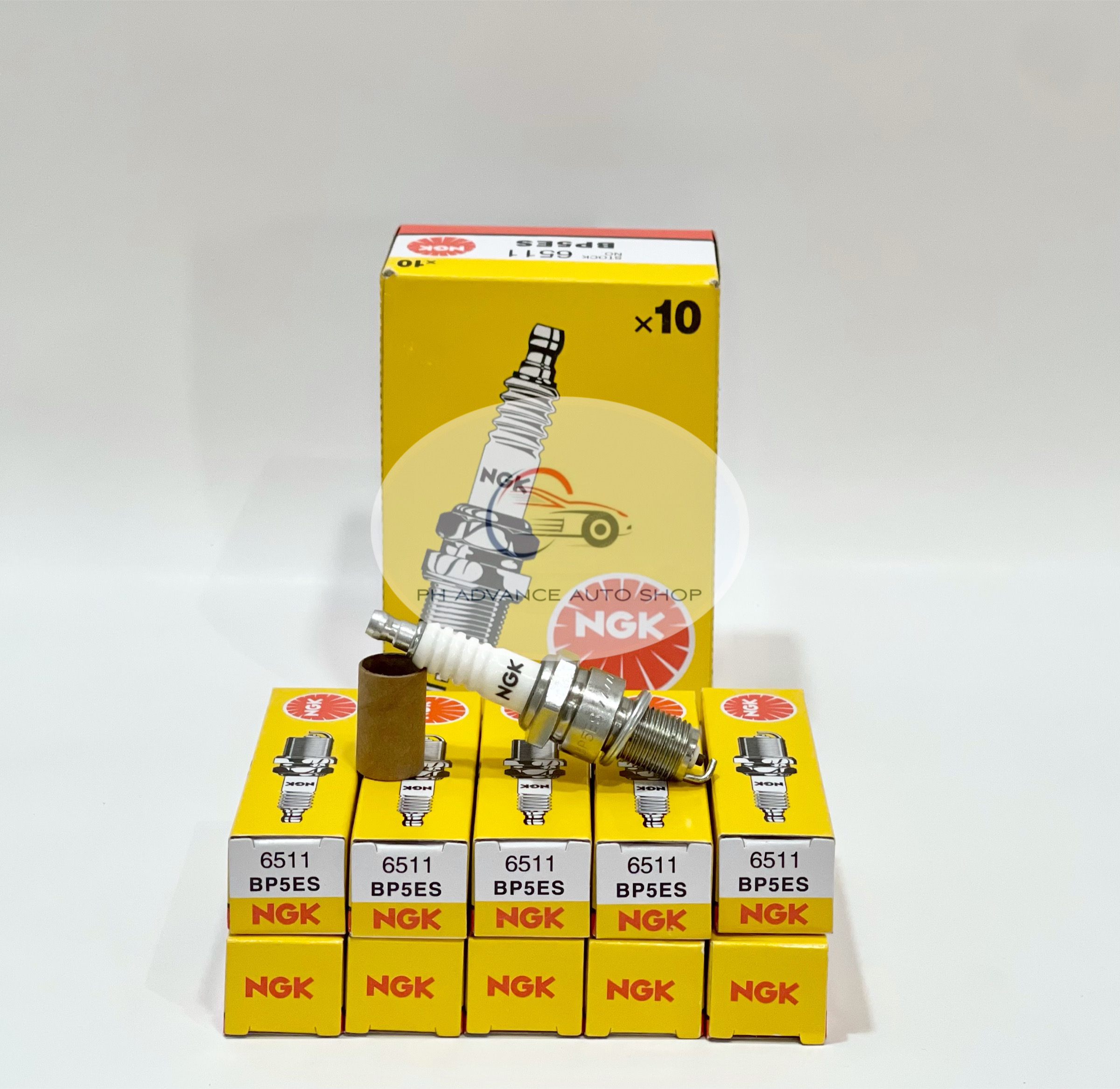 10 PCS Spark Plug Toyota Corolla 2E XL 1.3 1300 1989-2001 / Tamaraw FX ...