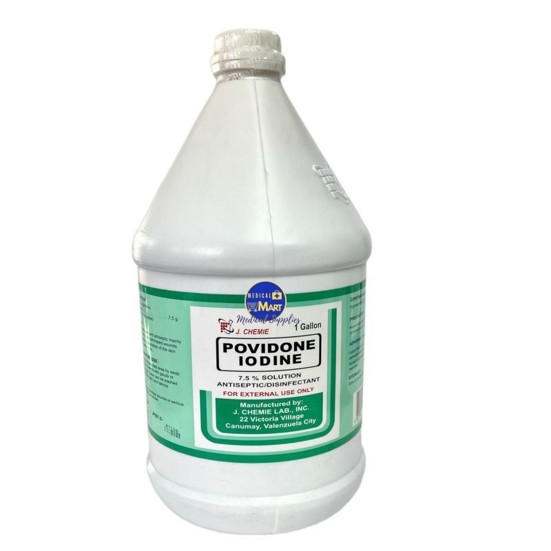 Povidone Iodine 7.5% Gallon,J.Chemie | Lazada PH