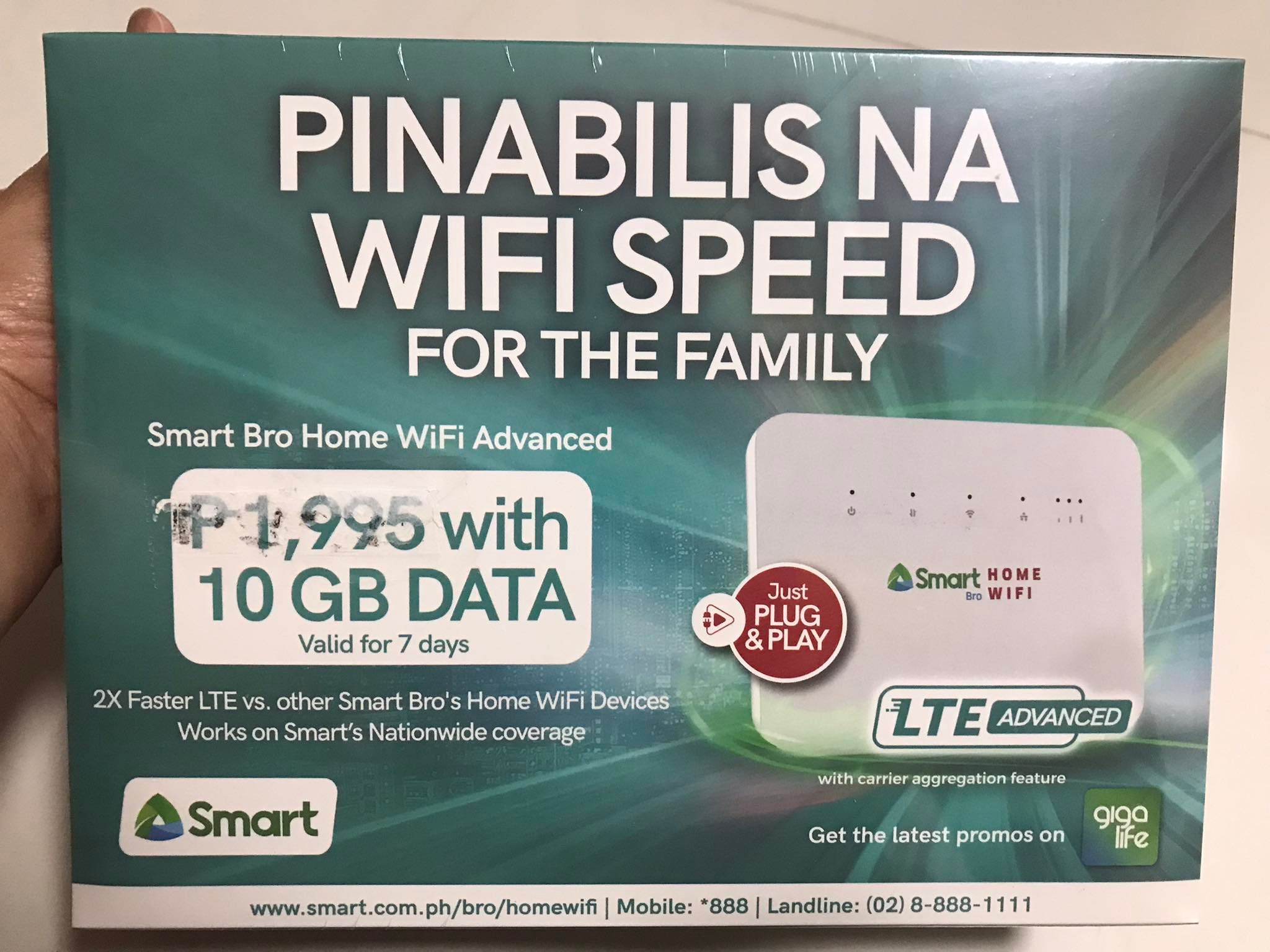 PLDT HOME PREPAID WIFI LTE ADVANCED (CAT6 BOOSTEVEN&EVOLUZN) | Lazada PH