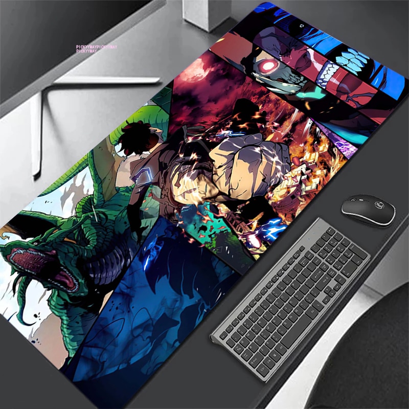 Fashion Solo Leveling 80x30cm XL Lockedge Large Gaming Mouse Pad ...