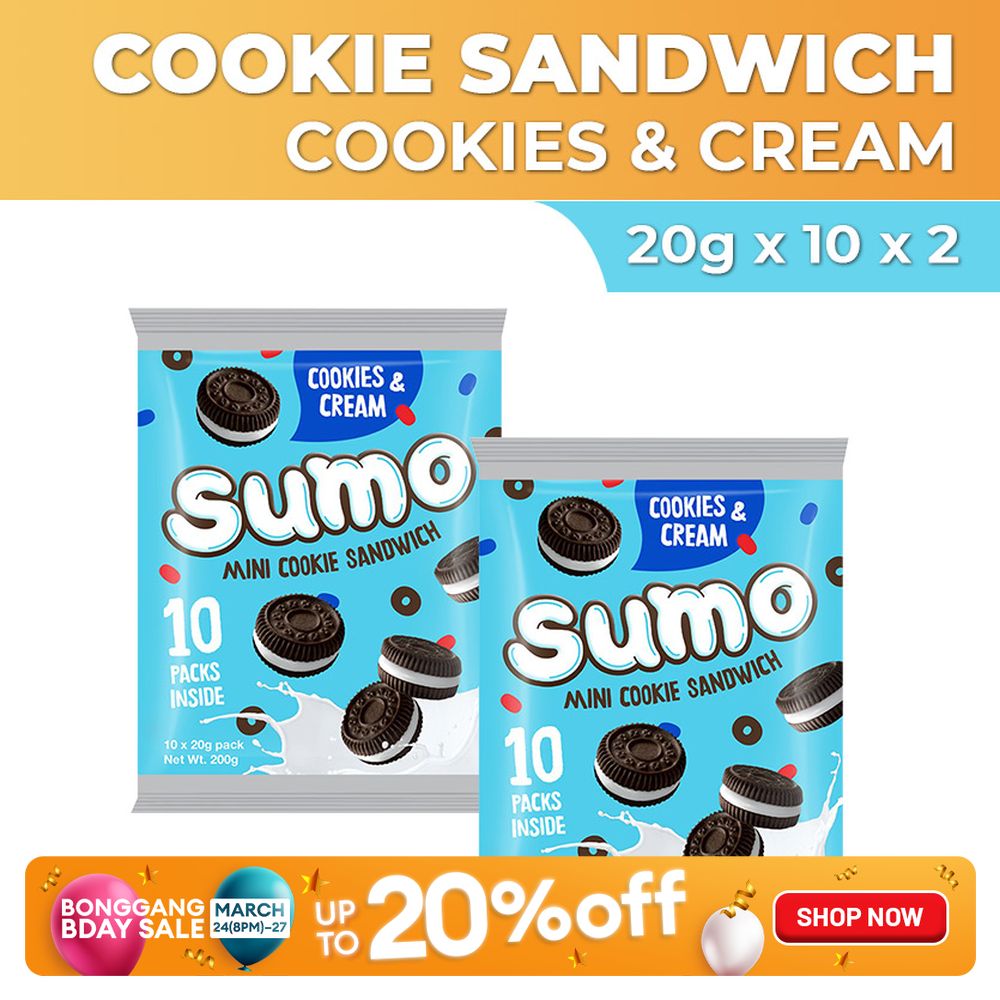 Nissin Sumo Mini Cookies & Cream 20g x 10 X 2 | Lazada PH