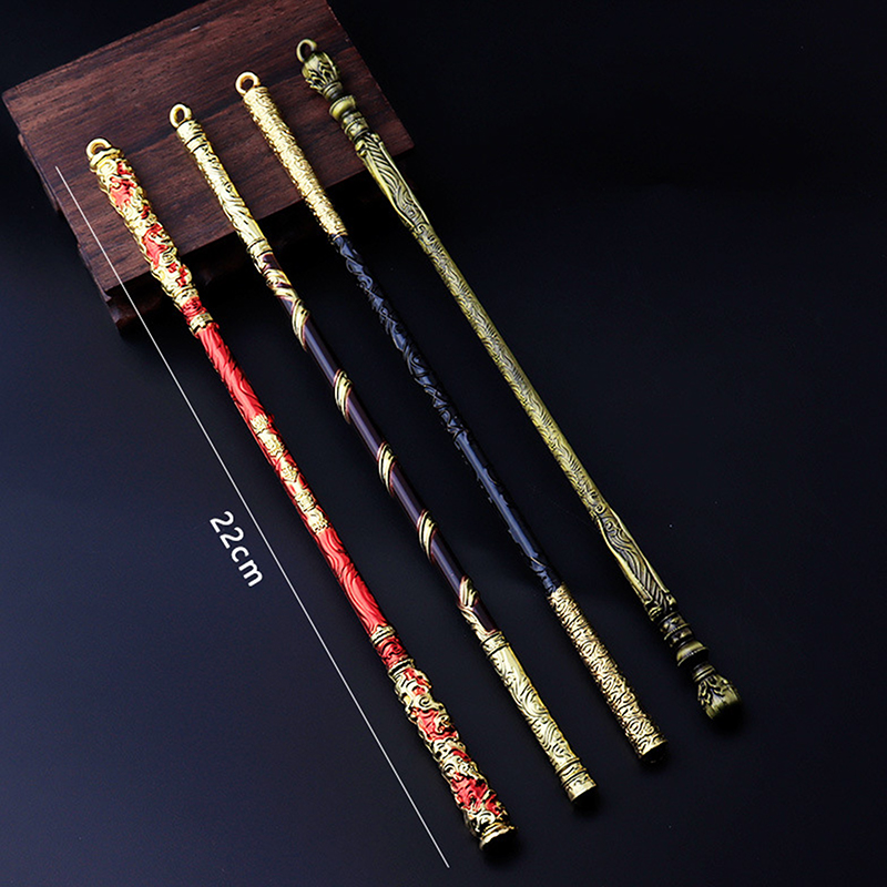 Black WuKong Sun Wukong Magic Golden Cudgel Game Anime New Style Metal ...