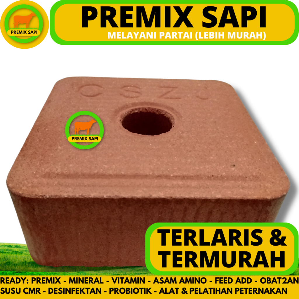 MINERAL BLOK DOMBA BAGUS 2,5 KG - Mineral Block Kambing DOmba Sapi ...