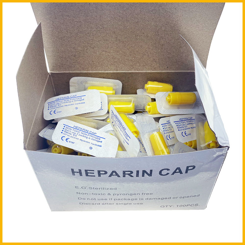 NEW 【Innovative design】30pcs Pet Dog Animal Heparin Cap Sealing Tube ...