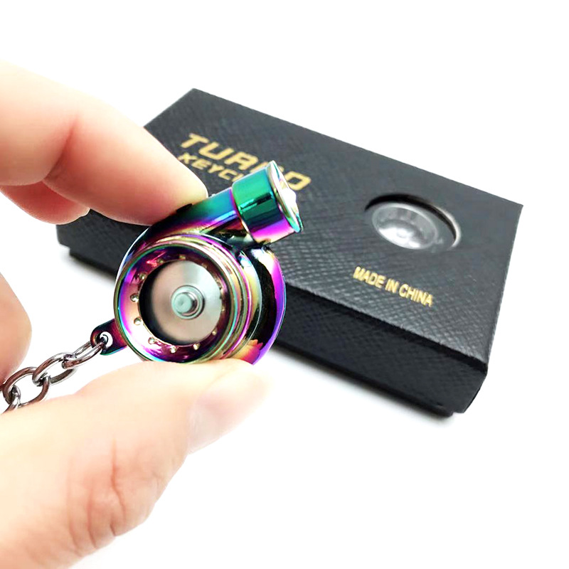 【Hot demand】Turbo Sound Key Chain Turbine Shape Keychain Electric LED ...