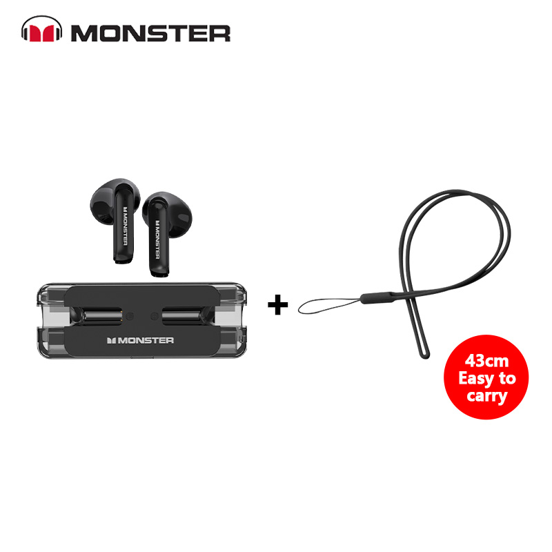 Original Monster XKT08 BT5.3 Wireless Headphones Bluetooth Earphones ...