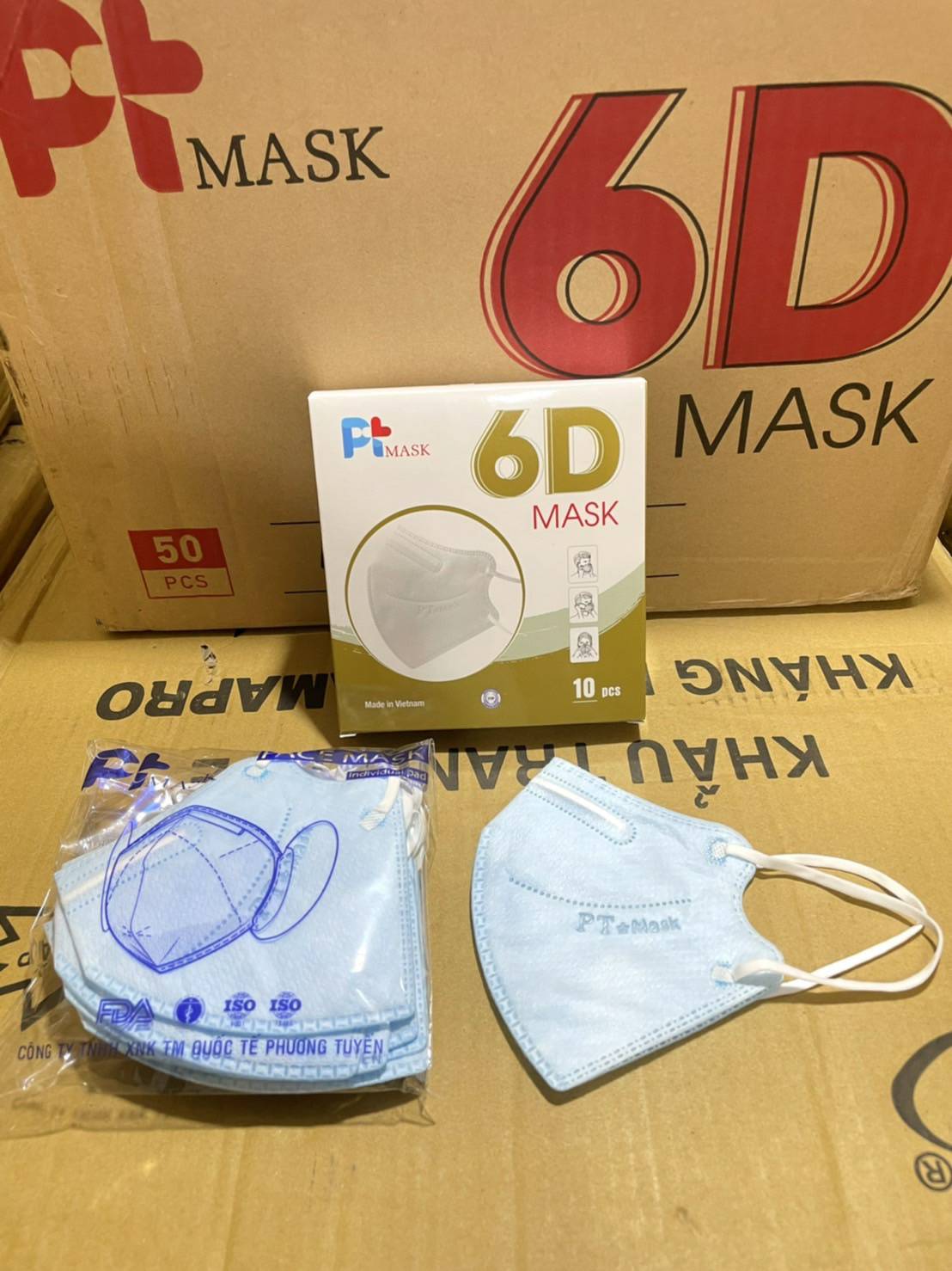 มาใหม่????หน้ากากอนามัย PT Mask 6D สินค้าผ่านการรับรอง ISO 9001-13485 1 ...