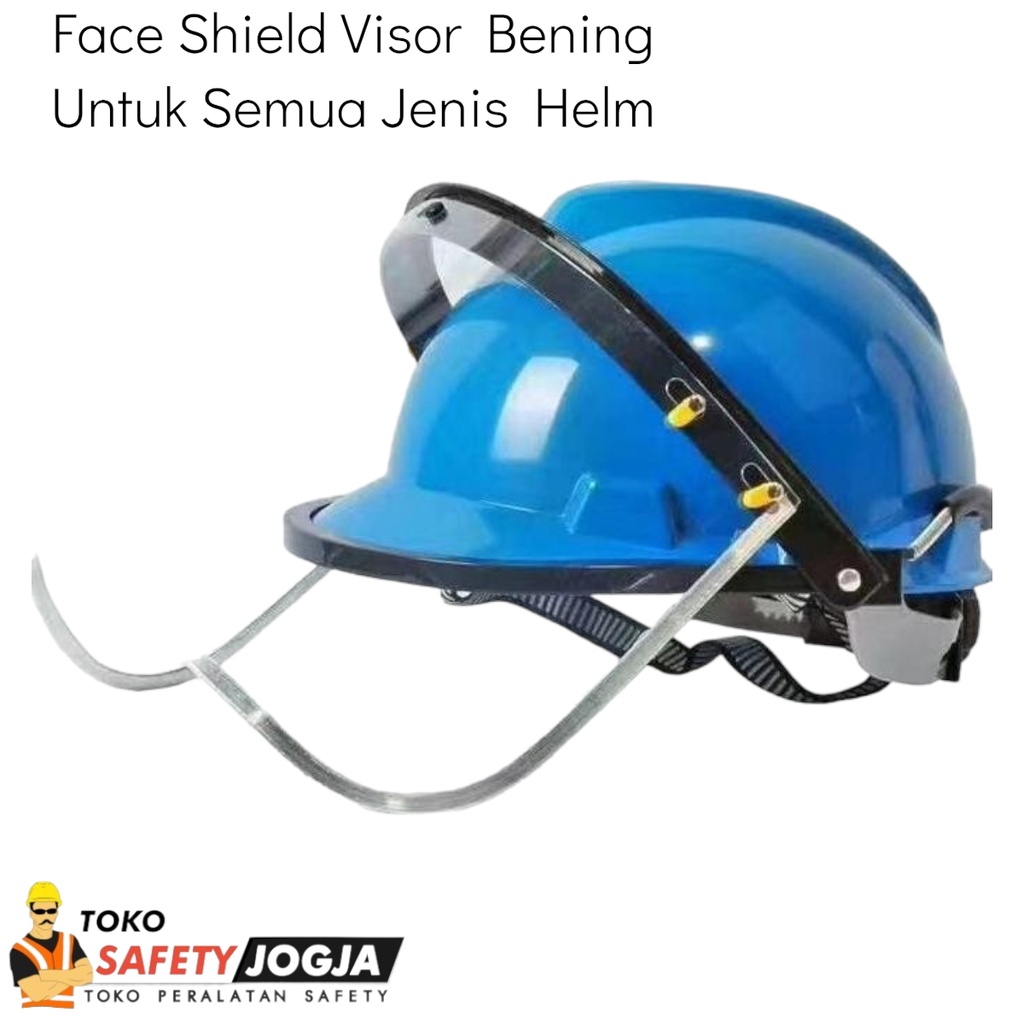 Face Shield Bracket Visor Helm Proyek Bening | Lazada Indonesia