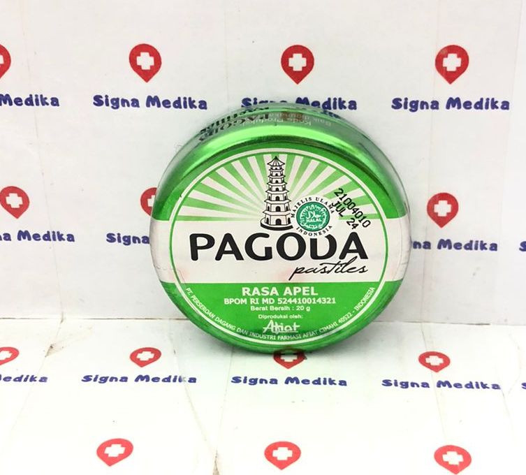 Pagoda Pastiles Rasa Apel 20gr - Permen Hisap Pelega Tenggorokan ...