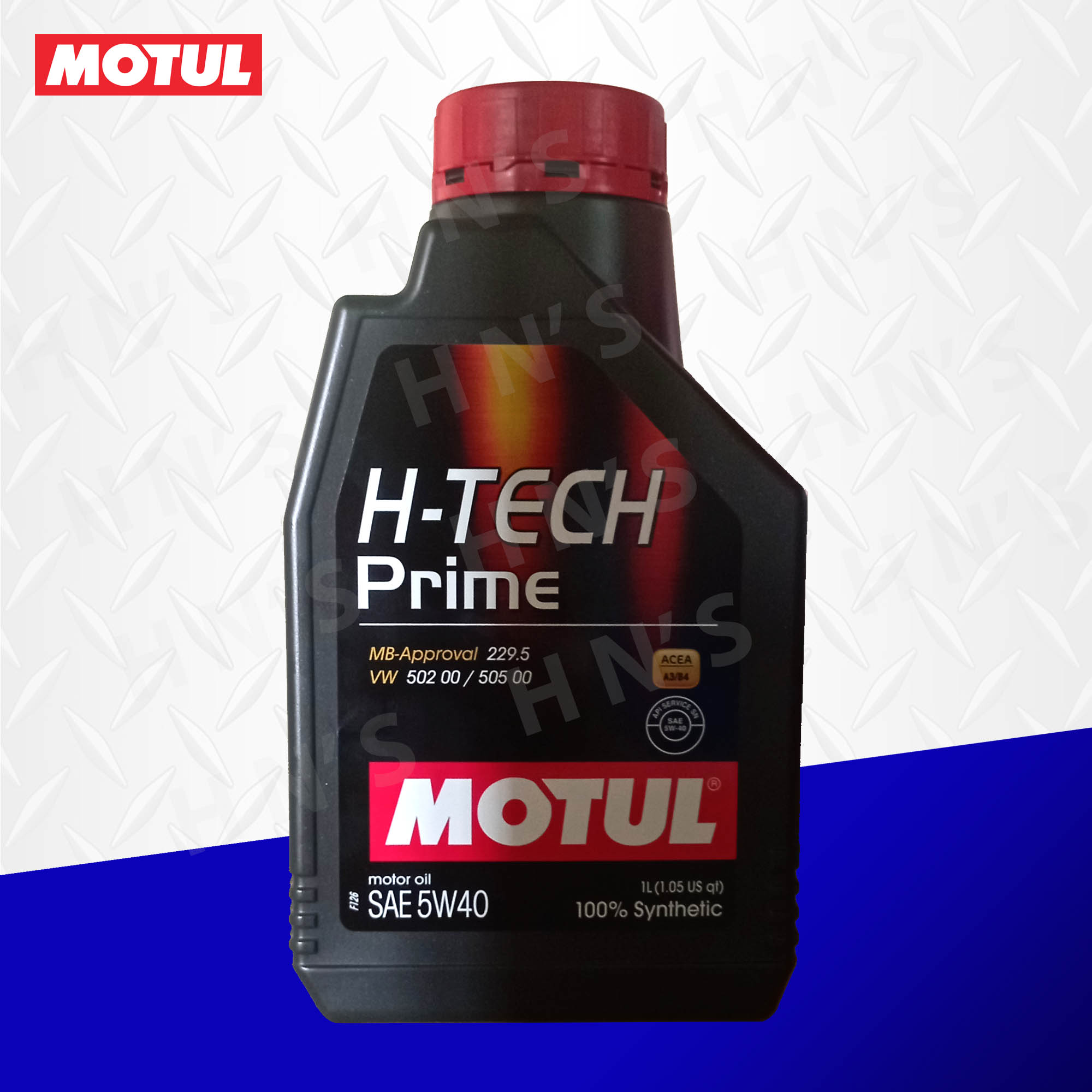 Motul H-Tech Prime 5W-40 Fully Synthetic Motor Oil 1L MB 229.50 | Lazada PH