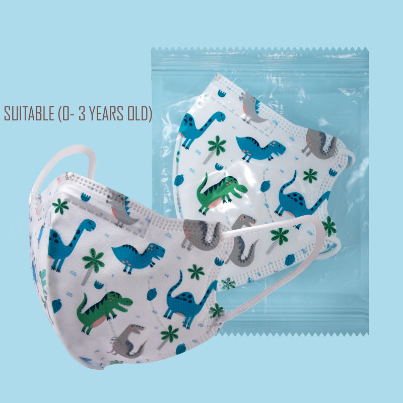 [Individual Package] BT 50PCS KN95 for Kids Facemask 4ply N95 5D ...