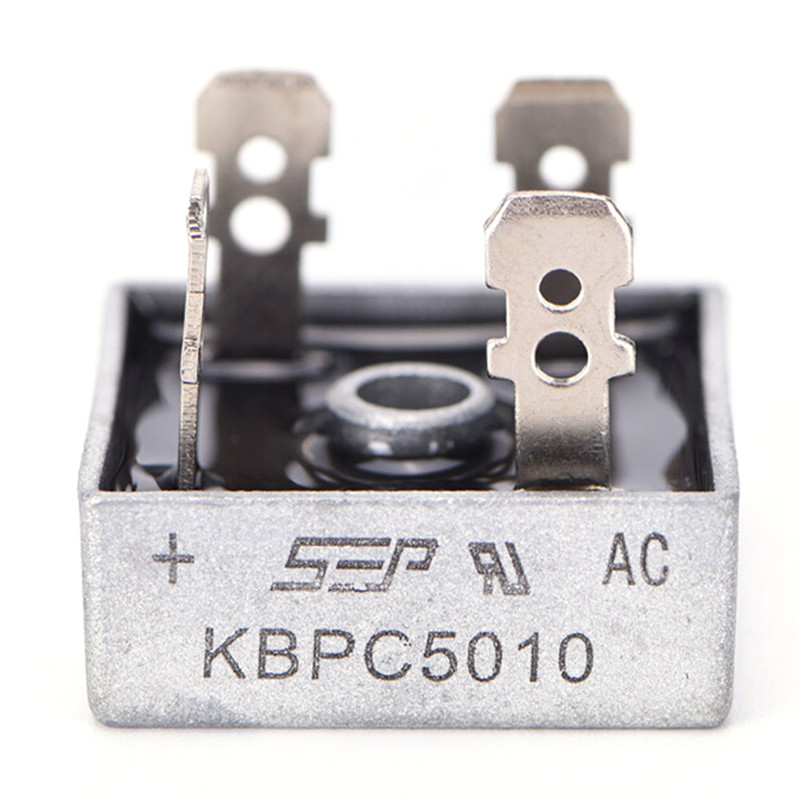 50A 1000V Metal Case Single Phases Diode Bridge Rectifier KBPC5010 ...