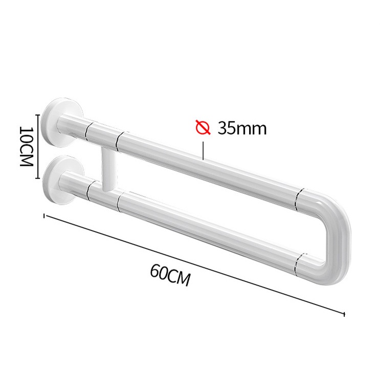 【MC】New design bathroom handrail U-shaped safety grab bar anti-skid ...