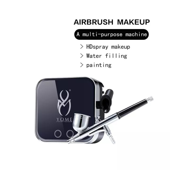 O-New Airbrush Makeup Kit With Compressor Pro 0.3mm Aerograph Face Skin ...
