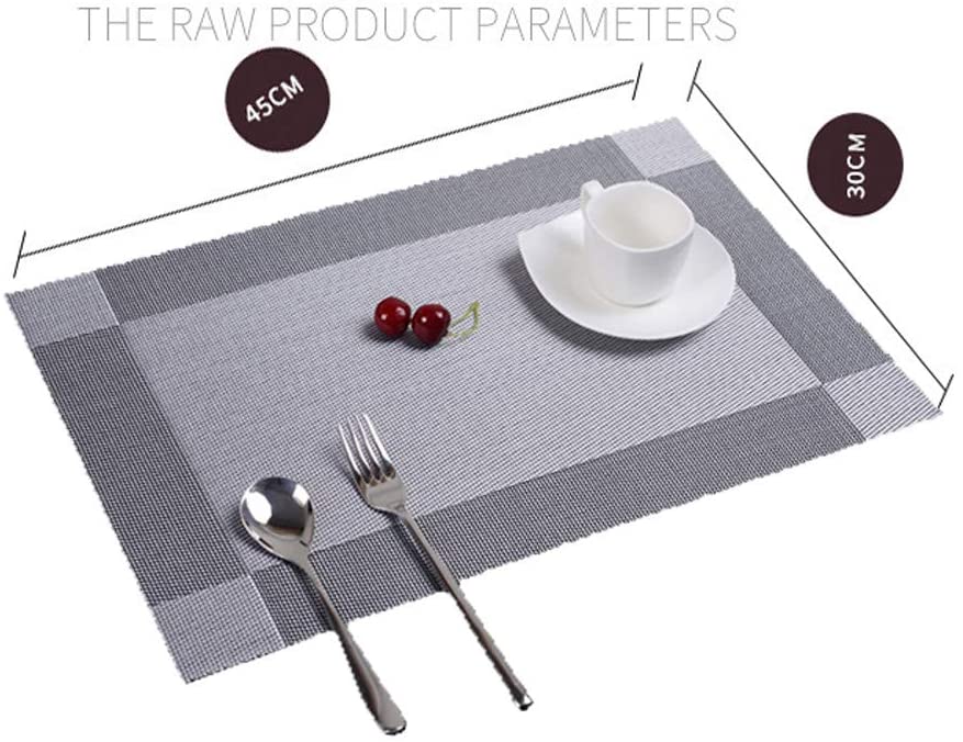 PLACEMATS COASTERS TABLE LINEN DINNER PLATE MAT ANTI SLIP Modern Dinner ...