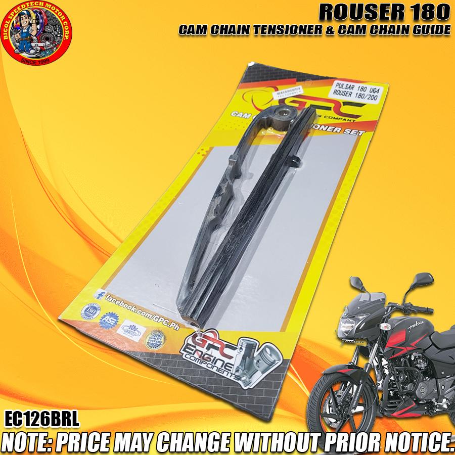 ROUSER 180 CAM CHAIN TENSIONER & CAM CHAIN GUIDE (EC126BRL) | Lazada PH