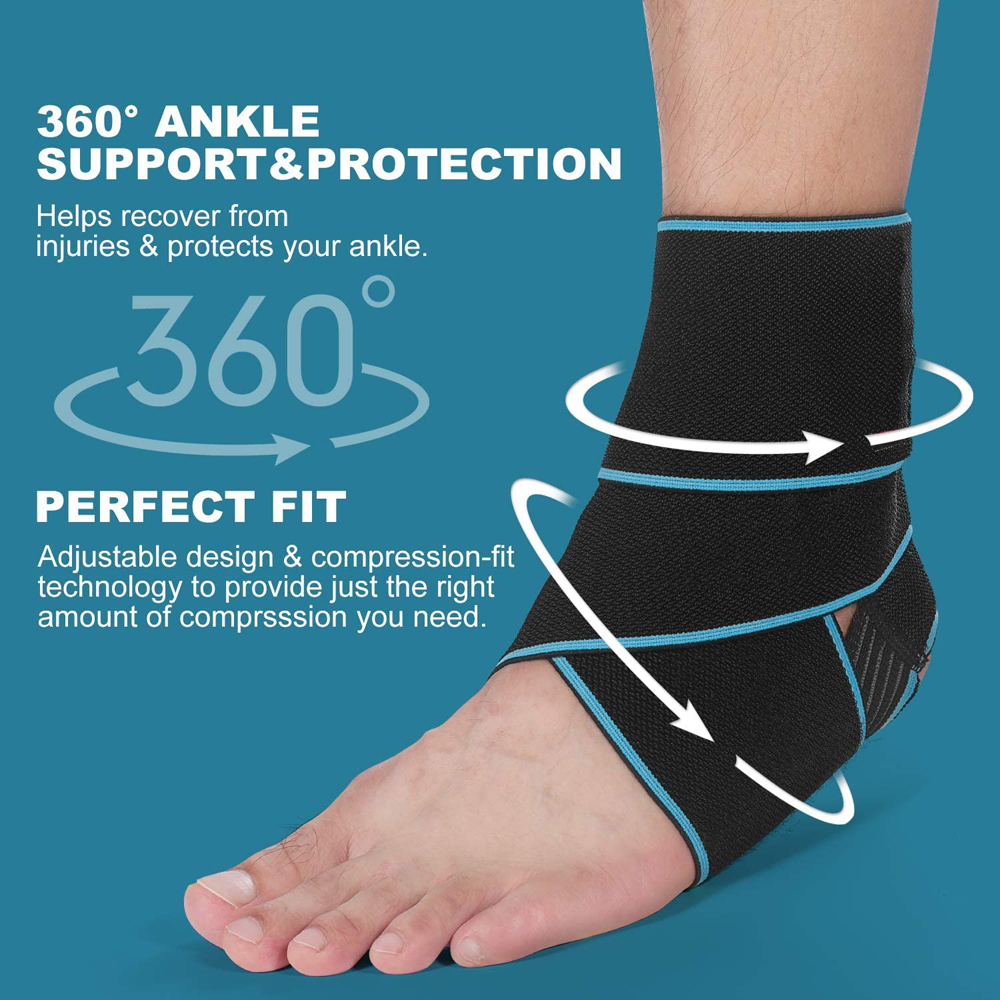 【New arrival】1 PCS Breathable Ankle Brace Wrap Adjustable Ankle ...