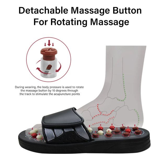 Acupressure Reflexology Foot Healthy Massage Slippers Acupuncture ...