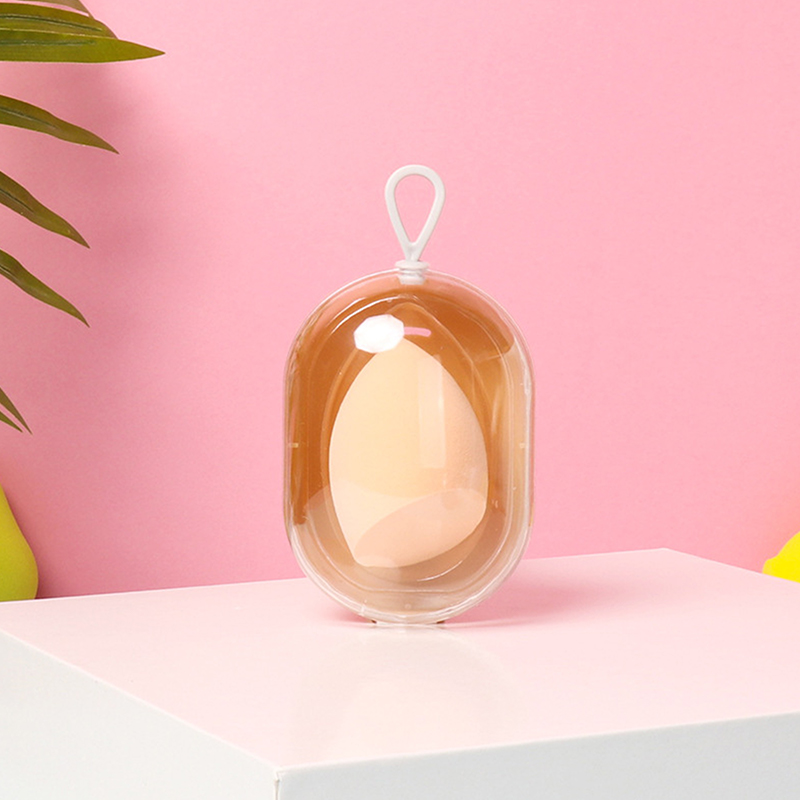 Empty Transparent Puffs Drying Box Storage Case Portable Sponge Stand ...