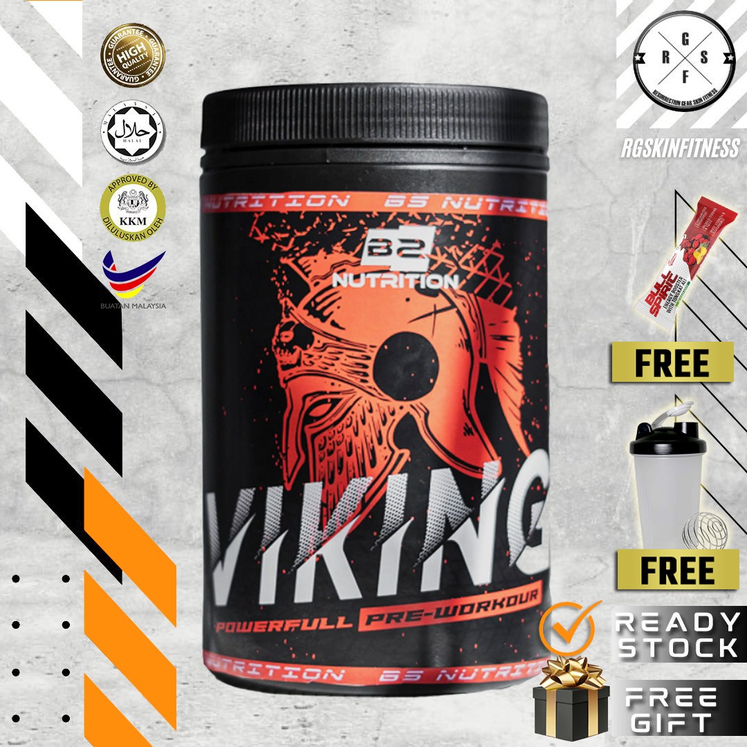 BS Nutrition Viking Pre Workout 300g (Grape | 30 Servings) - Energy ...