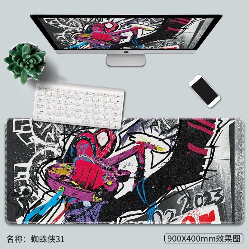 Spiderman Into the Spider-Verse Gaming Game Mouse Pad Superhero ...
