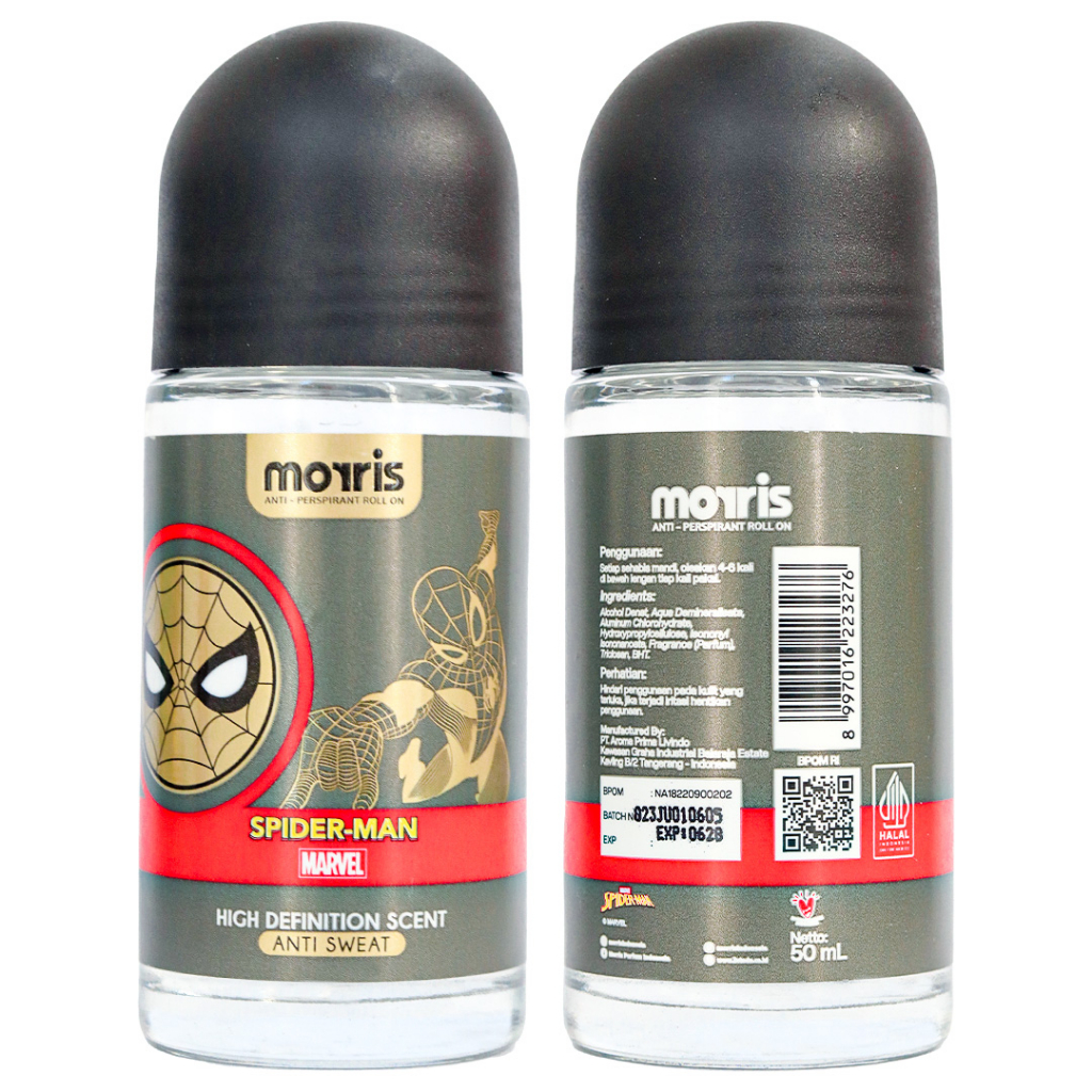 MORRIS Marvel Edition Deodorant Roll On 50ml Series | Pov Store ...