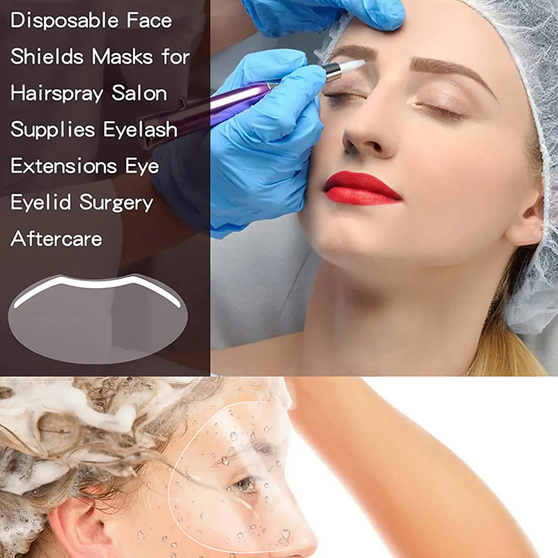 Disposable Eye Protection Hairdressing Mask Hairspray Isolate Haircut ...