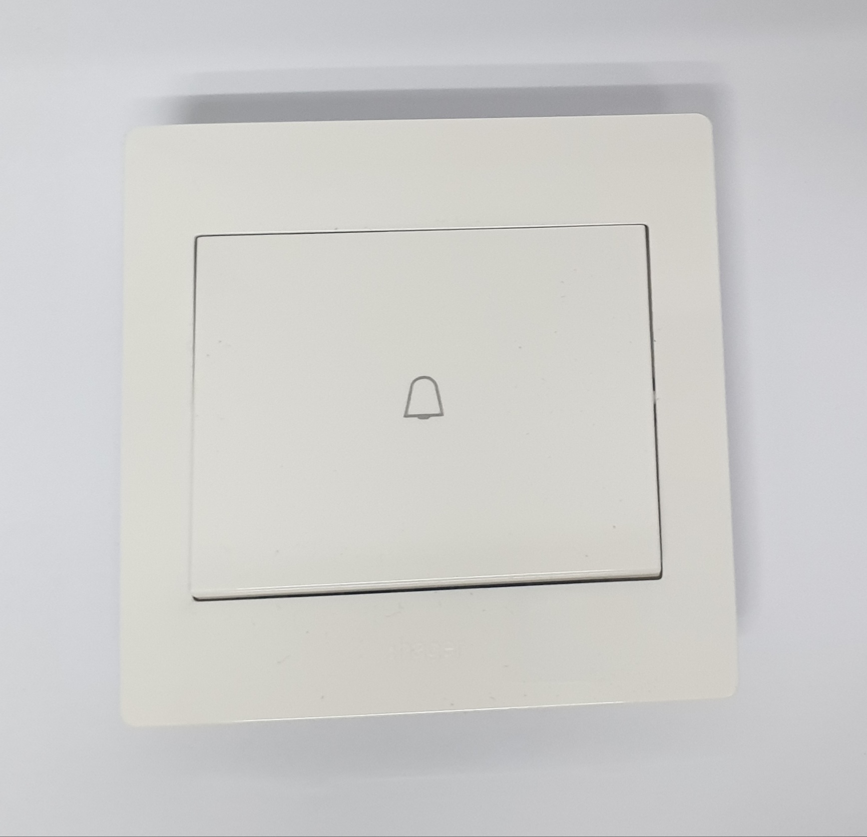Hager Door Bell Switch White with Bell Logo | Lazada Singapore