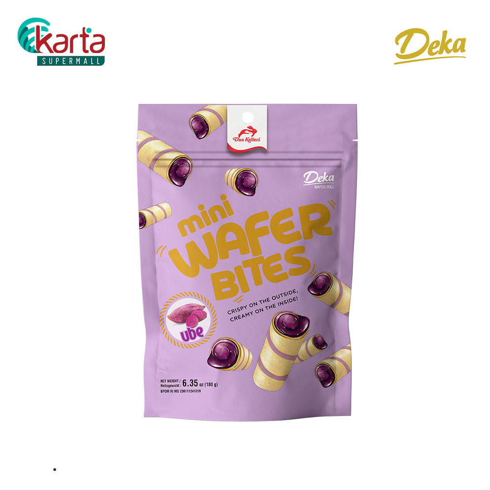 Deka Mini Wafer Bites Ube 180g | Lazada