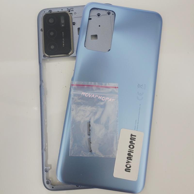【EcoDealsq】For Oppo A16 Battery Door Cover Rear Case Back Housing Power ...