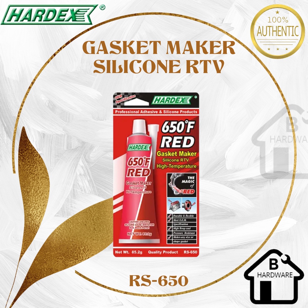 HARDEX 650°F RED RTV SILICONE GASKET MAKER RS 650 | Lazada