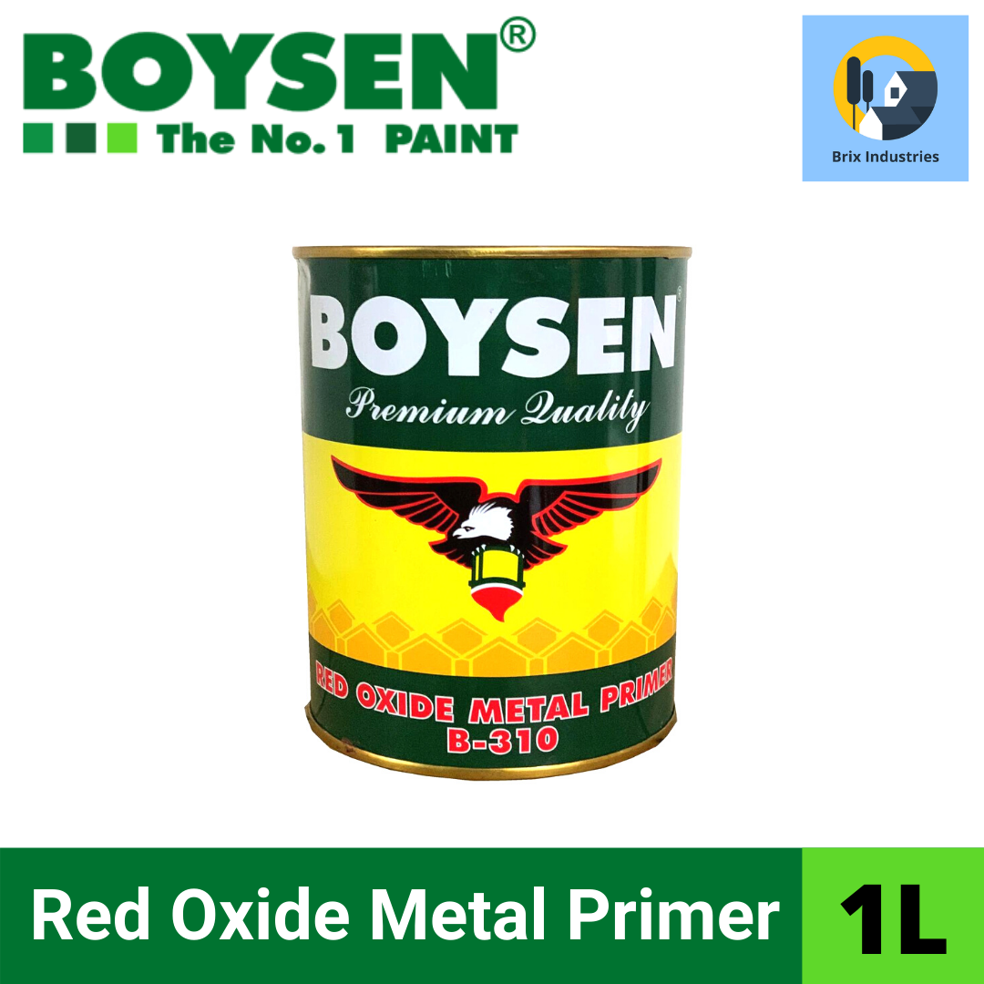 Boysen Red Oxide Metal Primer B-310 1 Liter or 4 Liters (Gallon) For ...