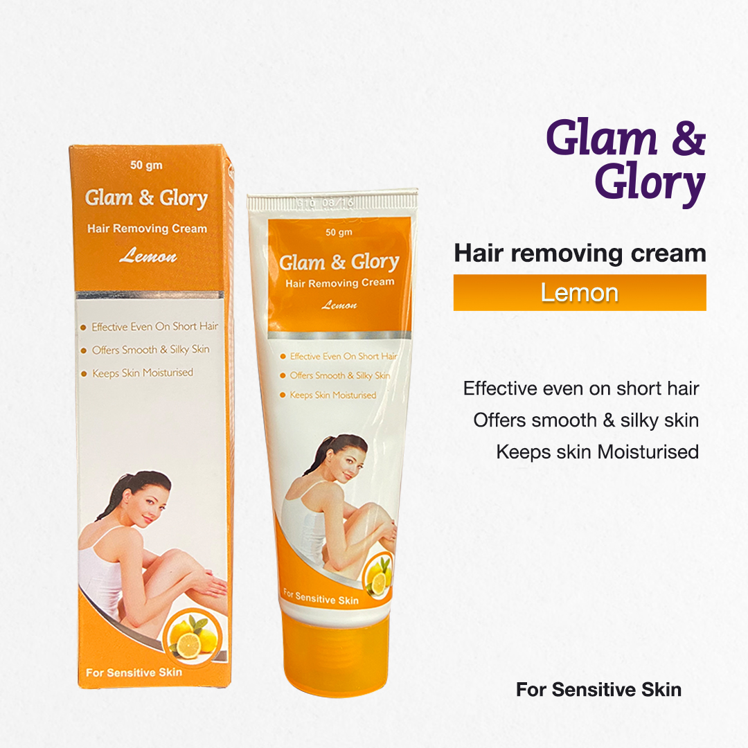 Glam & Glory Hair Removing Cream (Lemon) 50 gms | Daraz.com.np