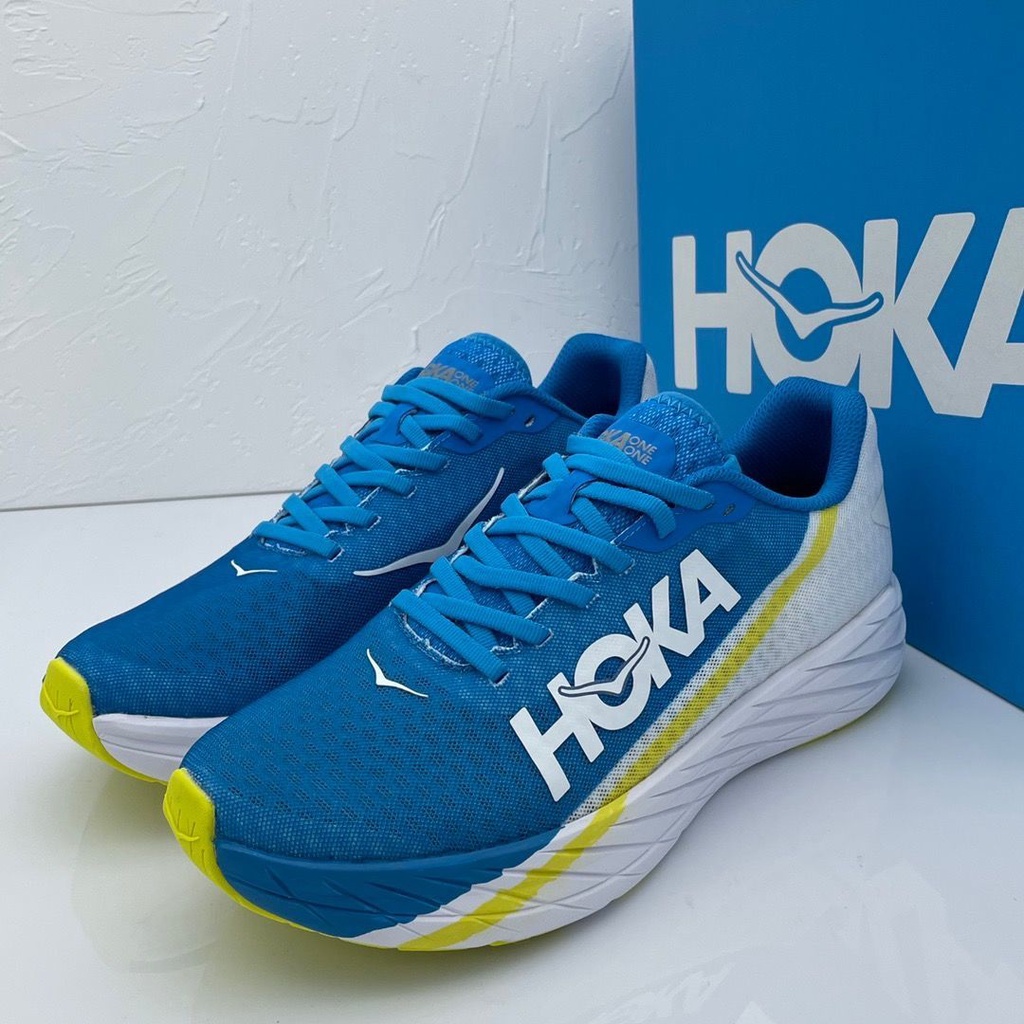 Hoka one one men's shoes rocket x racing road running shoes carbon ...