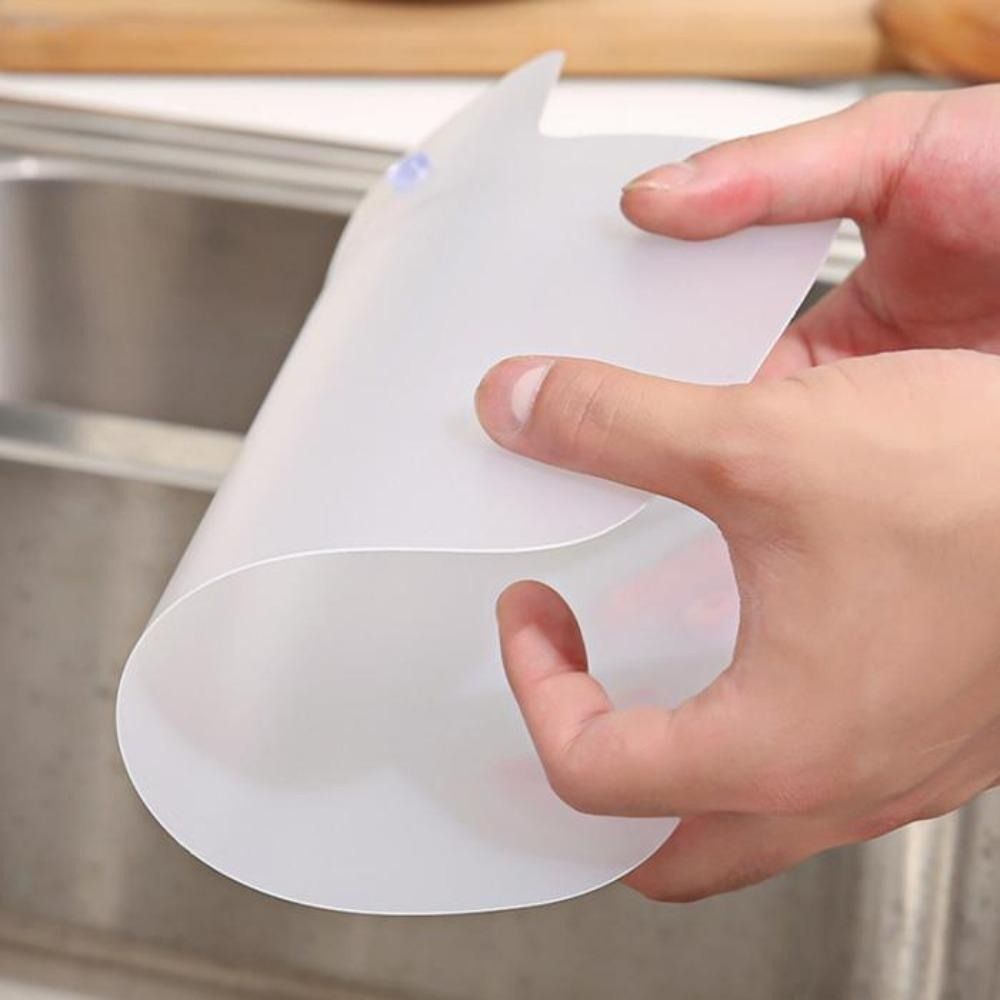 Durable Translucent Kitchen Anti-splash Baffle Resin with Suction Cup ...