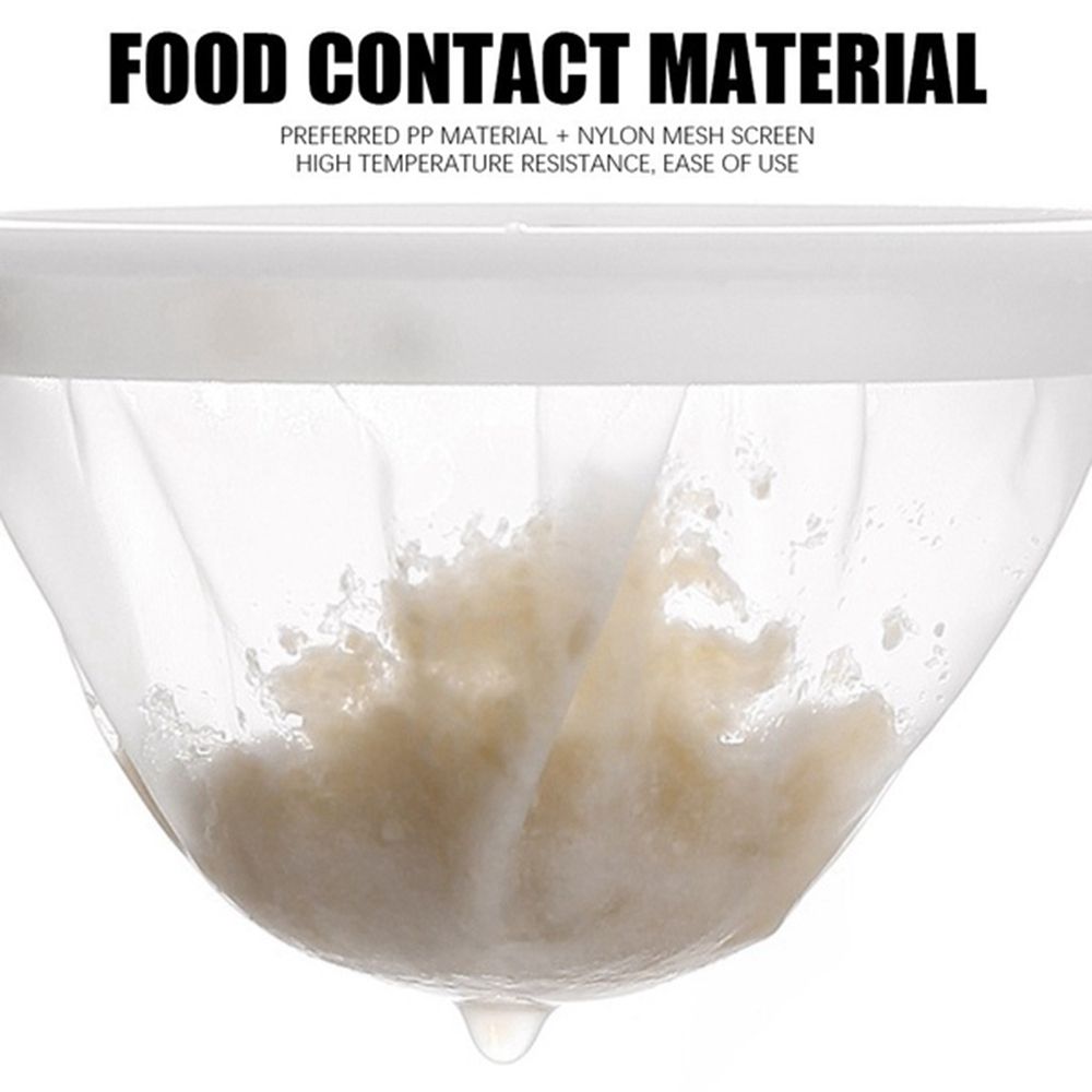 Nylon Multifunction Fruit Gauze Vegetable Filter Bag Colander Soy Milk ...