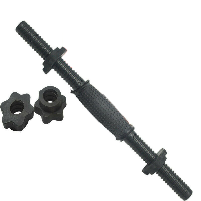 【00e466ed】17.7inch Bars Threaded Dumbbell Set for Home Fitness Exercise ...