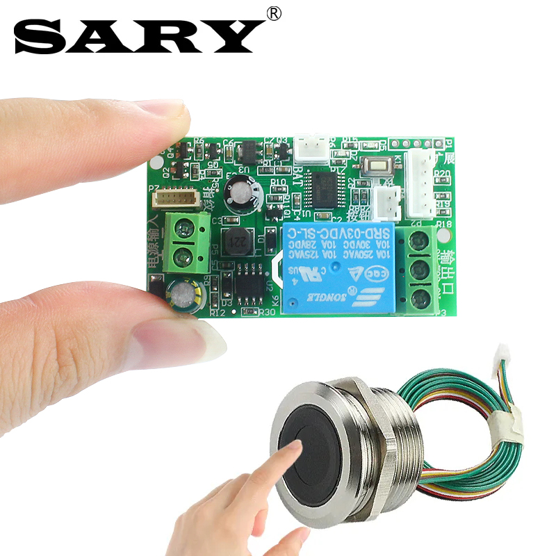 【PureGlobe】Sary Fingerprint Recognition Relay Module Dc7v-30v ...