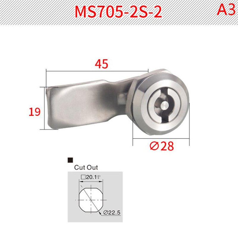 Stainless Steel Cam Locks Industrial Equipment Cabinet Locks ...