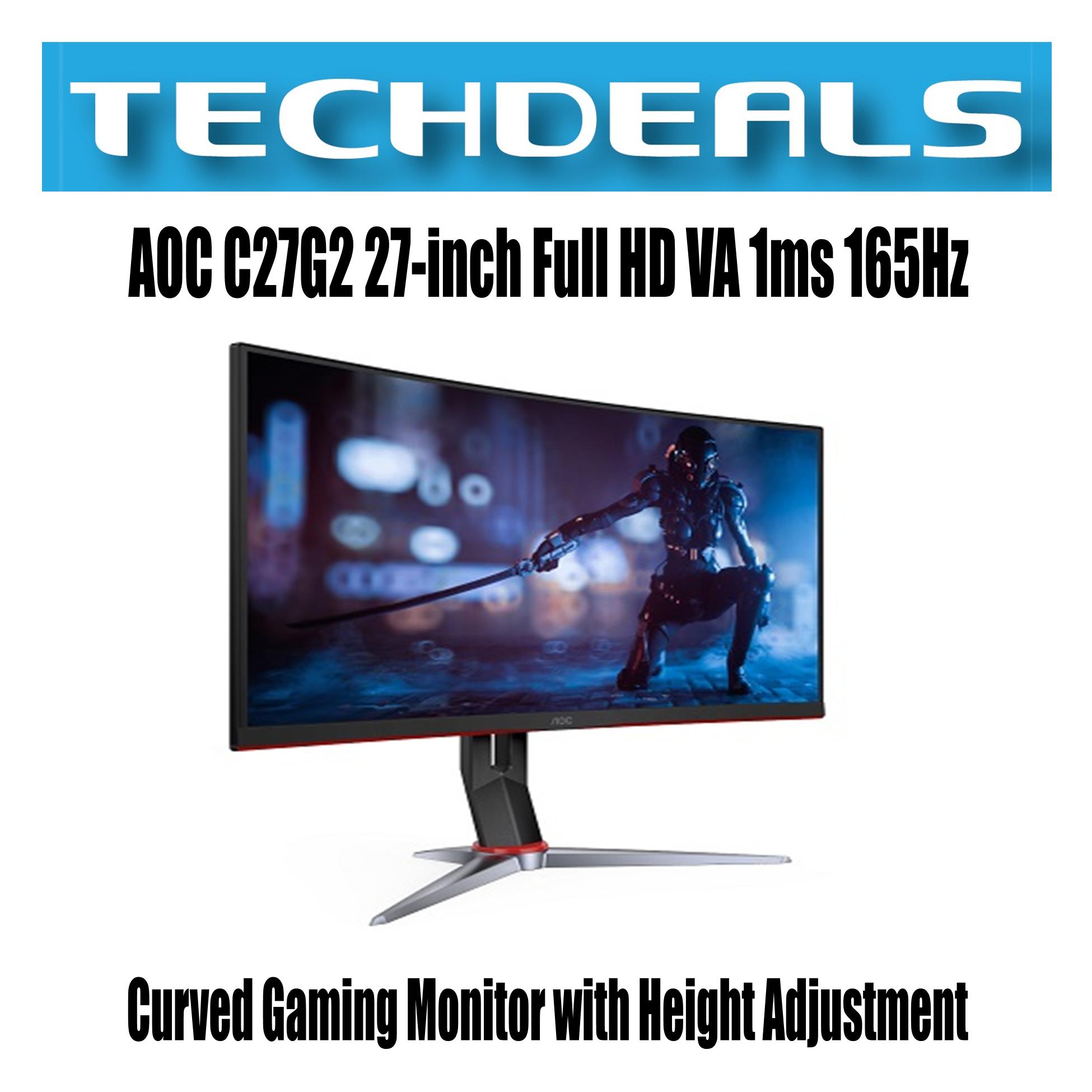 AOC C27G2 27-inch Full HD VA 1ms 165Hz Curved Gaming Monitor with ...