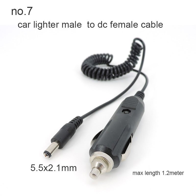 Merlin Irving Shop 12v DC dual car Lighter male female to DC 5.5x2.1 ...