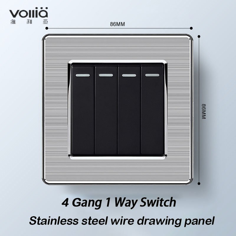 Vollia Electrical Wall Sockets and Switches 13amp Double Multi Wall ...